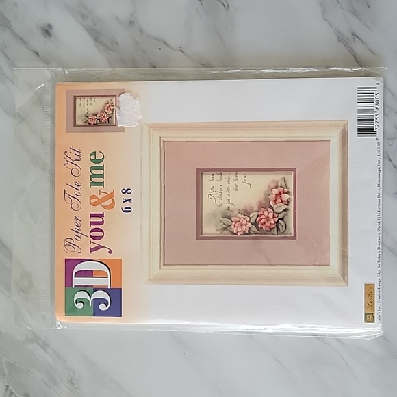 Laila's | Art | Lailas 3d Paper Tole Kit Floral With Maternal Saying ...